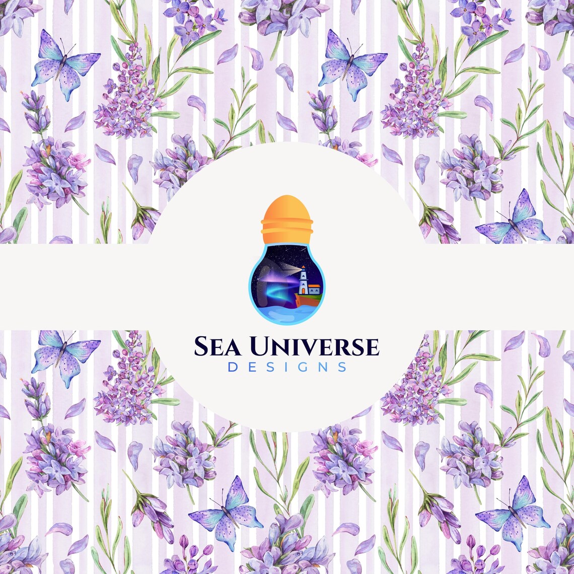 Lilac. Surface Design Pattern. - Etsy