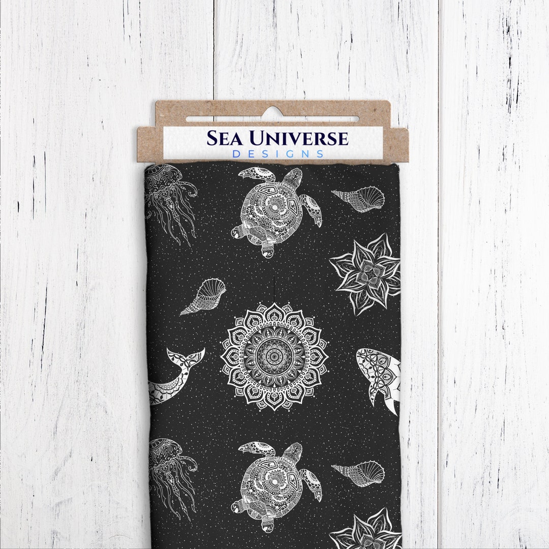 Mandala Sea Animals. Seamless Pattern Design. - Etsy