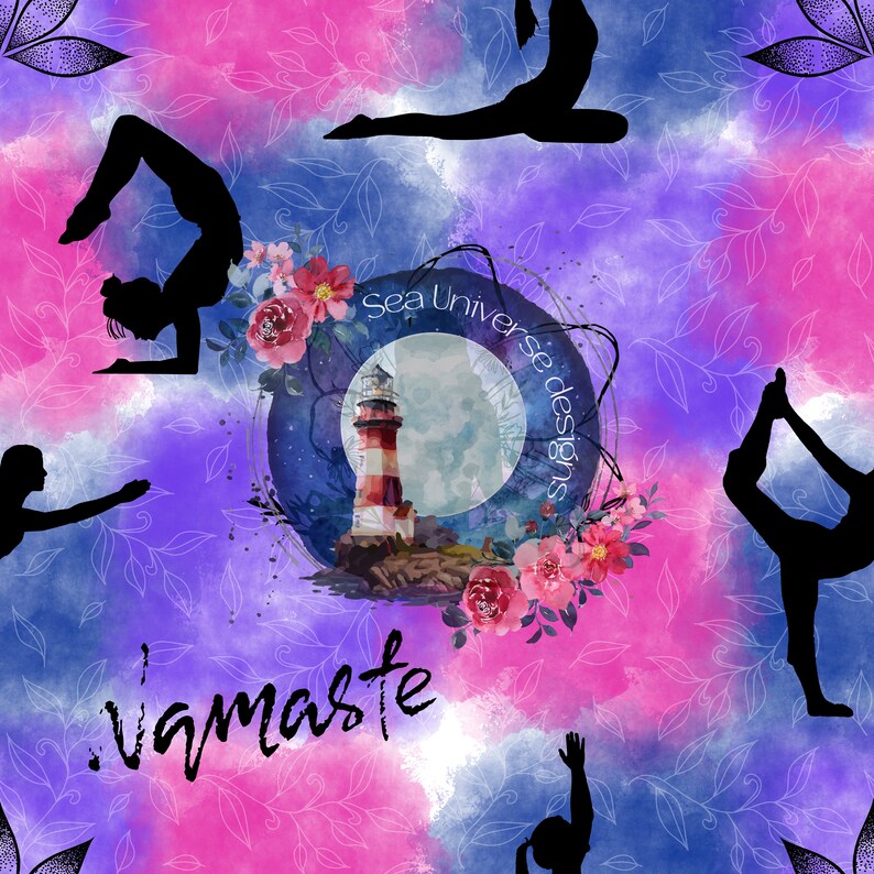 Namaste. Repeat Pattern, No License Required. - Etsy Australia