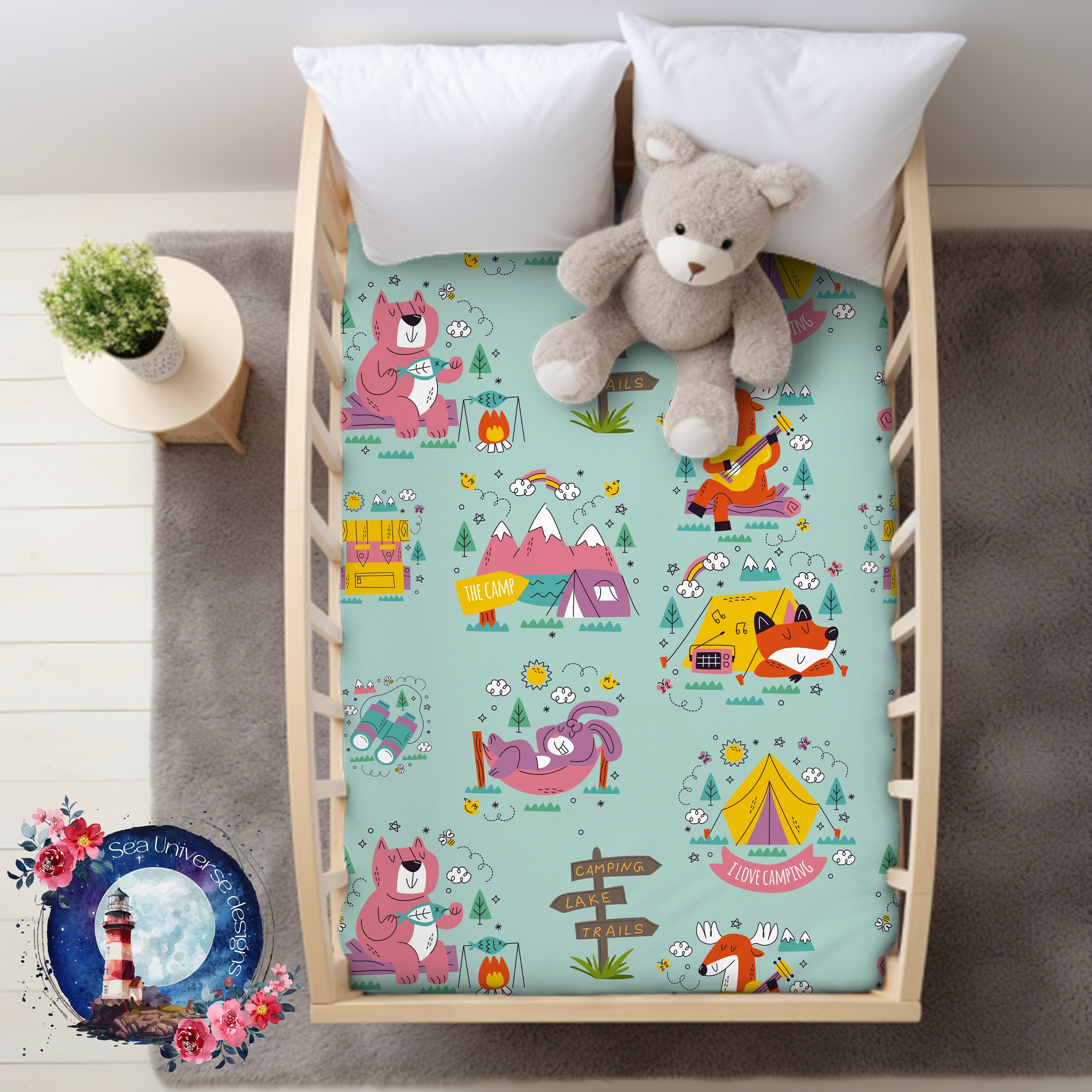 Kids Camping. DIGITAL File, Repeat Pattern. - Etsy Canada