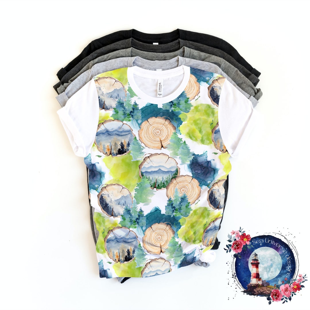 Nature Landscape. Fabric Pattern, Sublimation Design. - Etsy