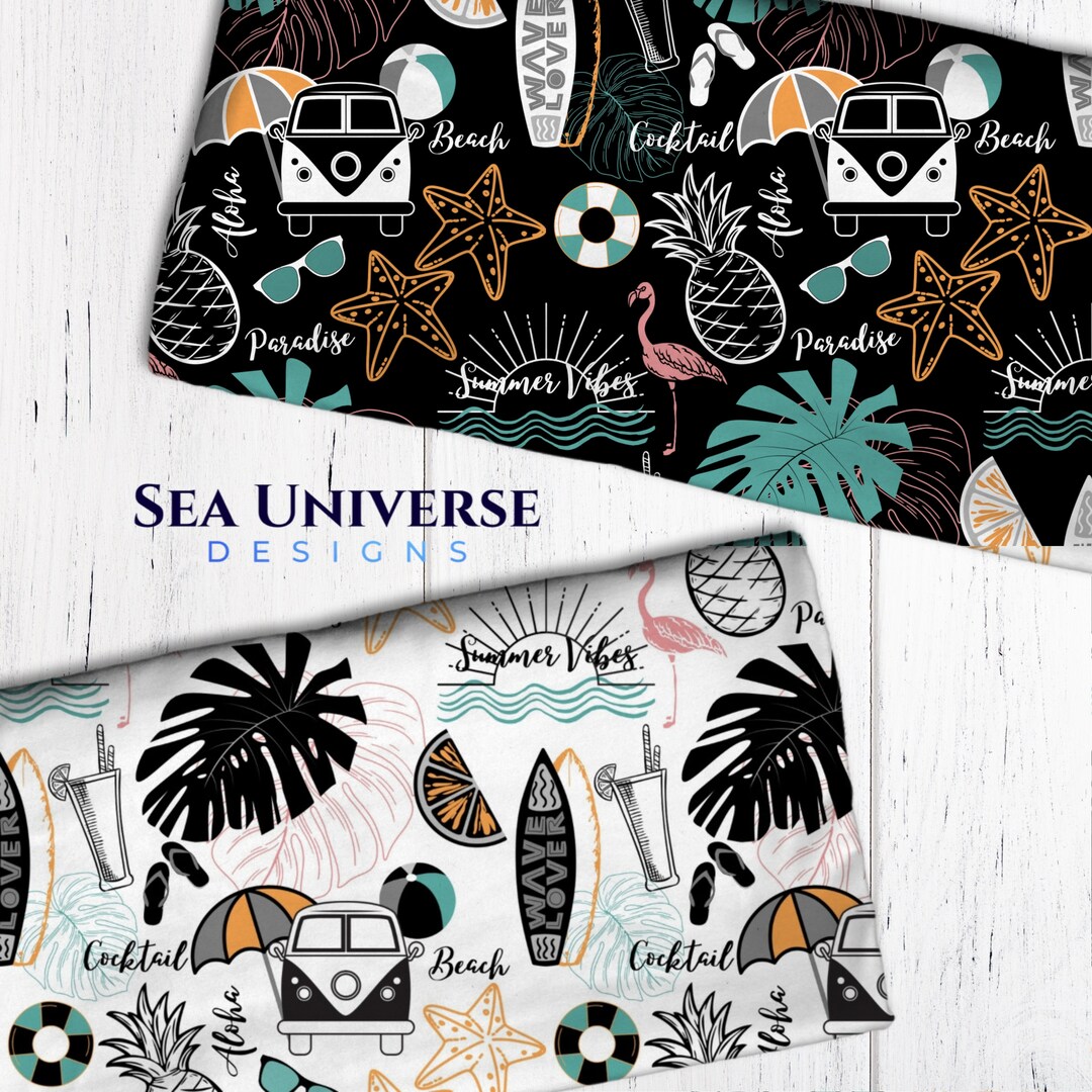 Summer Vibes. BUNDLE DIGITAL File, Seamless Pattern. - Etsy