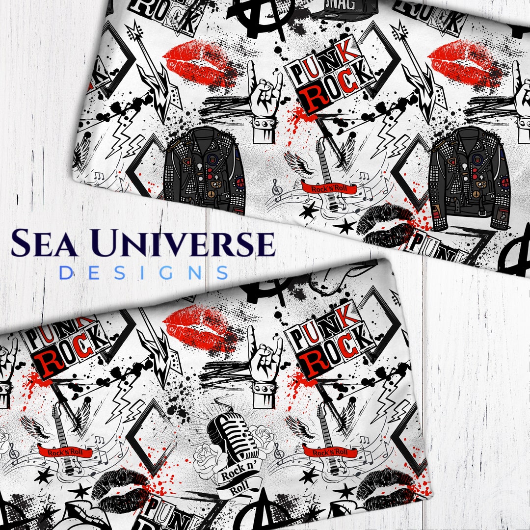 Punk Rock. 2 Versions Inclus. Design Numérique. - Etsy