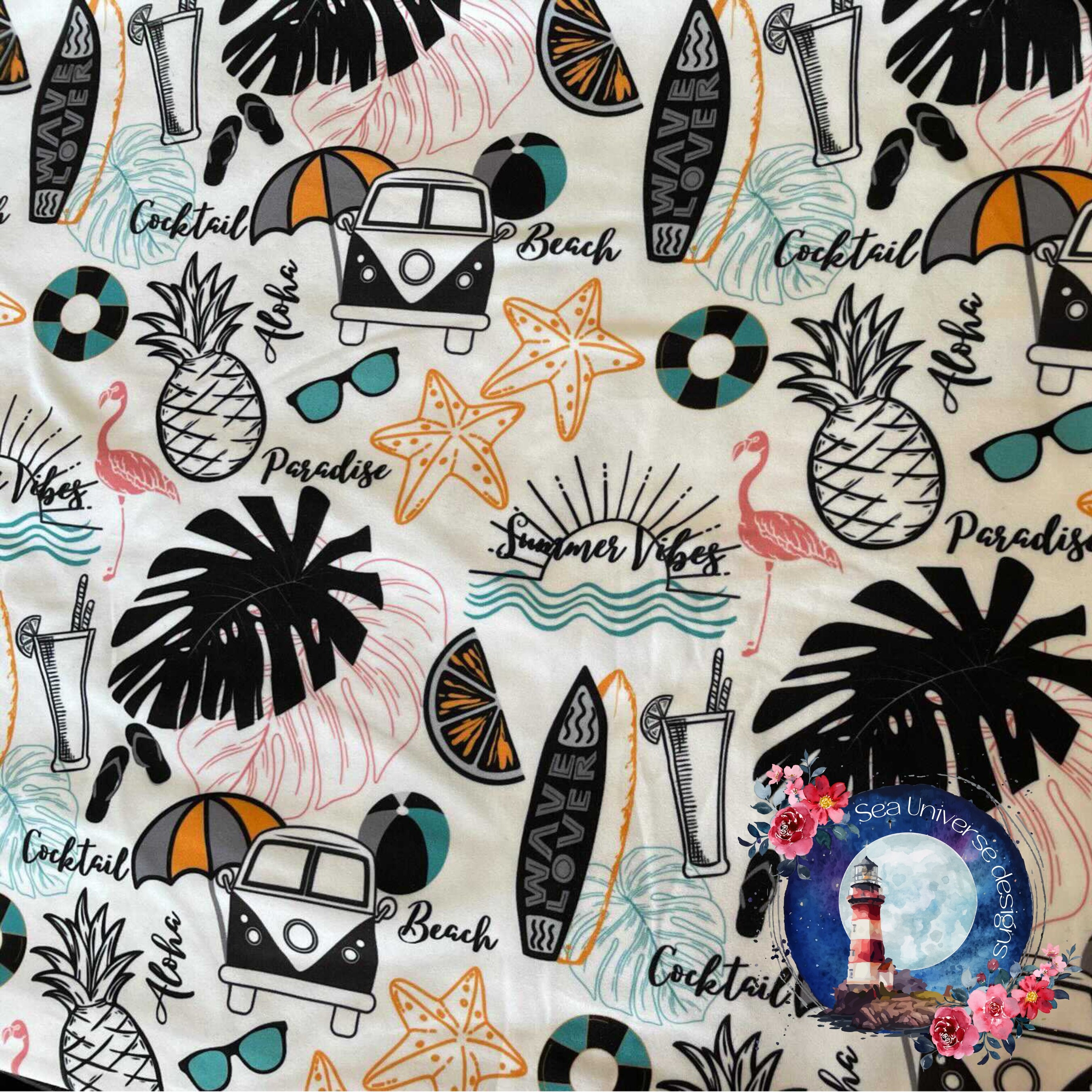 Summer Vibes. BUNDLE DIGITAL File, Seamless Pattern. - Etsy