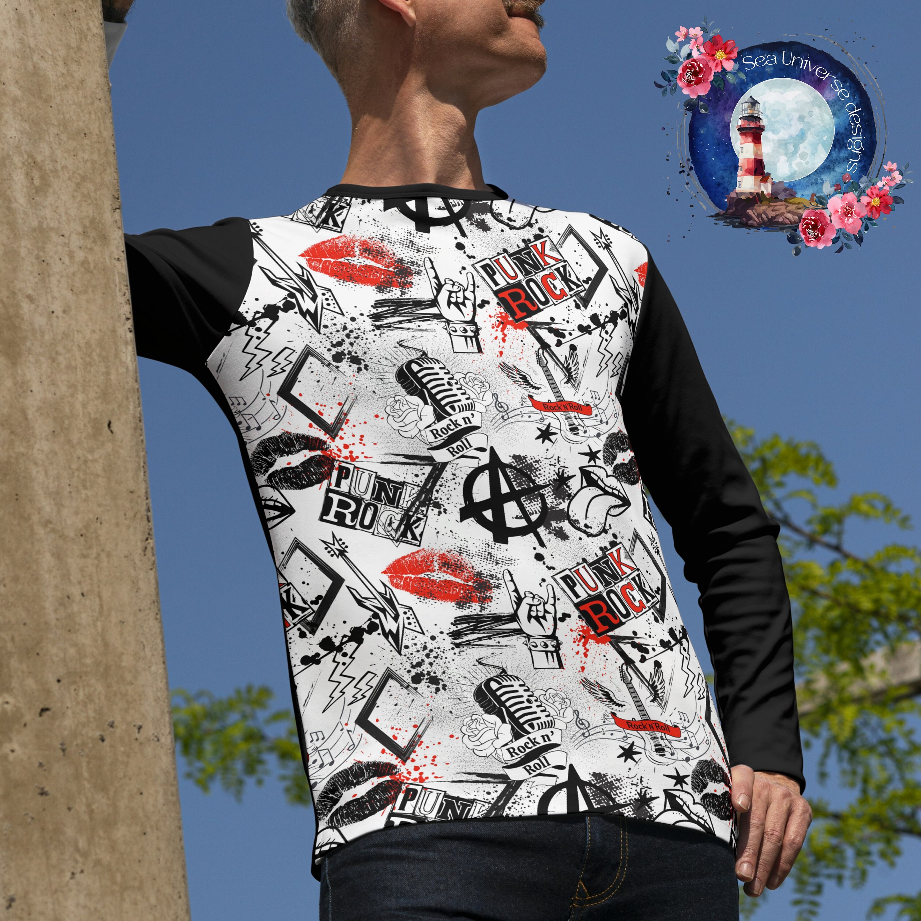 Punk Rock. 2 Versions Inclus. Design Numérique. - Etsy