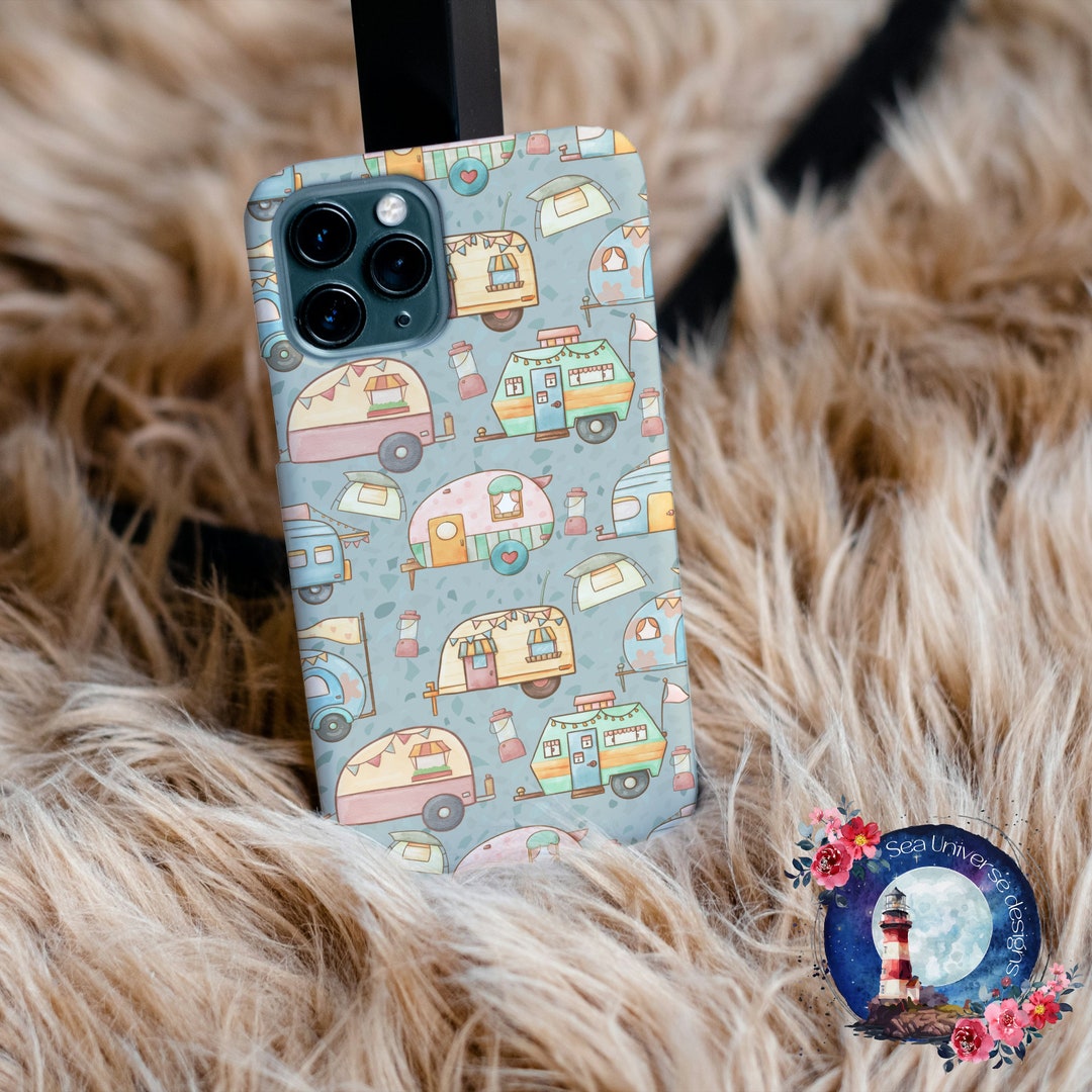 Camper, Camping Seamless Digital Pattern. - Etsy