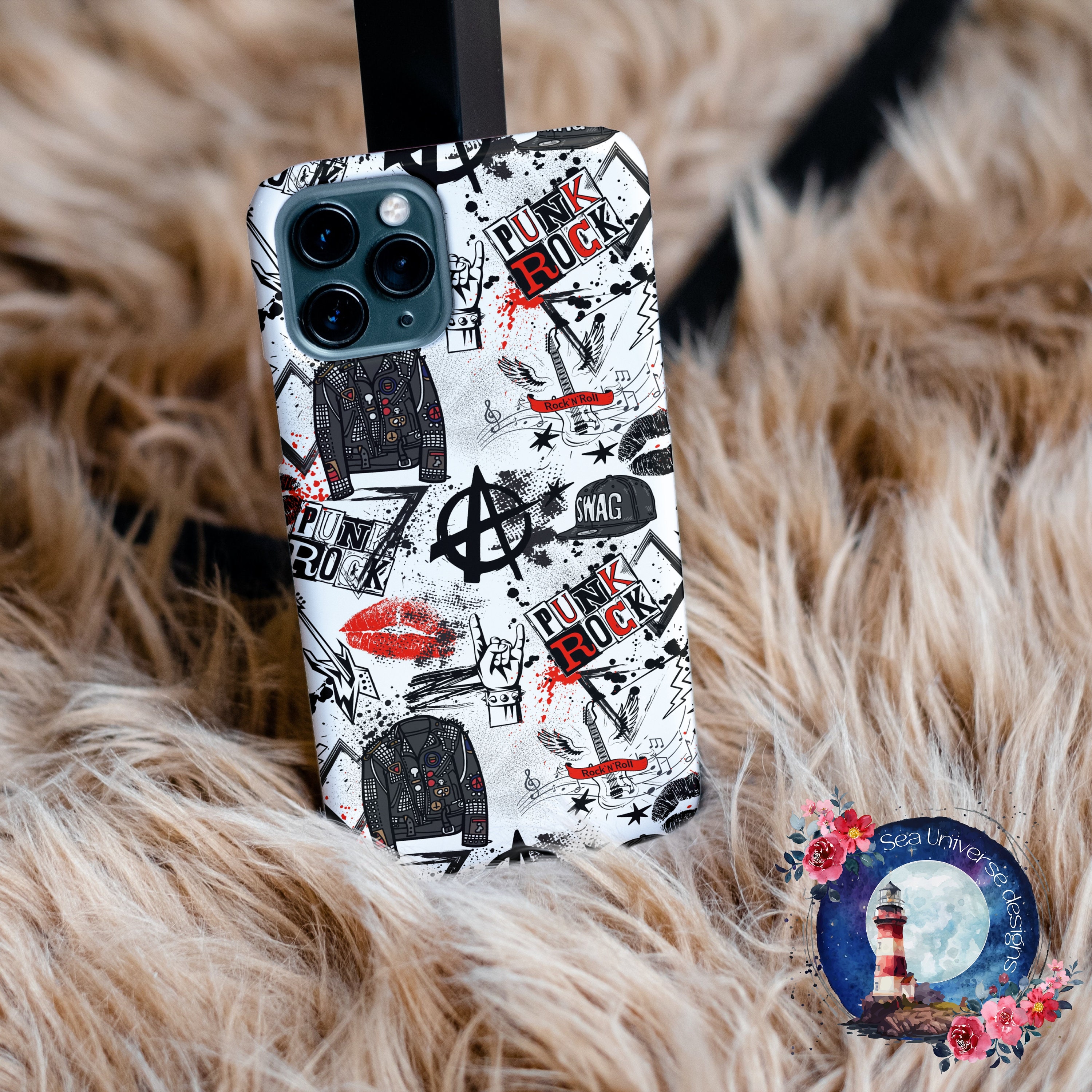 Punk Rock. 2 Versions Inclus. Design Numérique. - Etsy