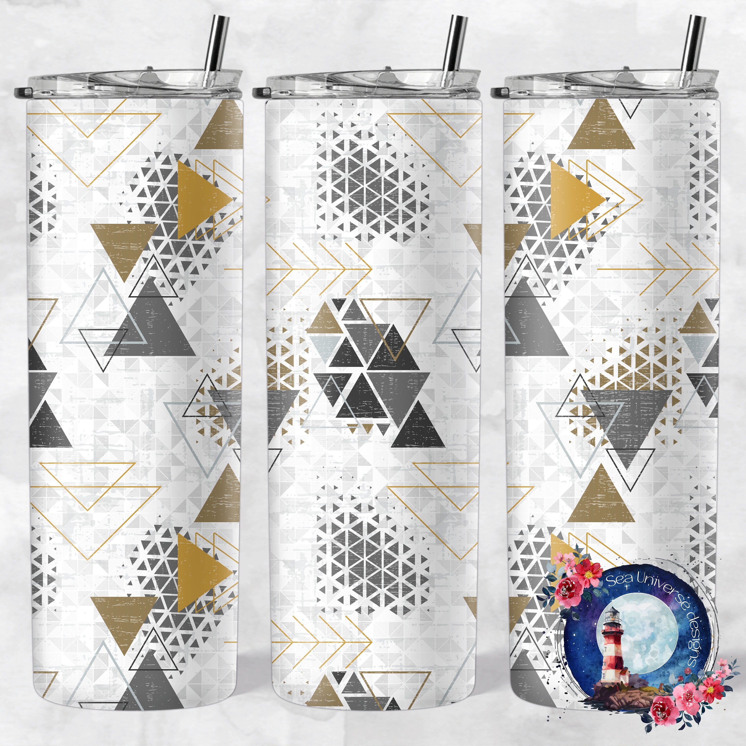 Triangle, Geometric Pattern. Fabric Design. - Etsy