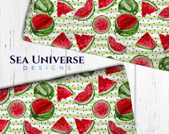 Watermelon Pattern, Fruit Repeat Tile, Surface Pattern, Watercolour ...