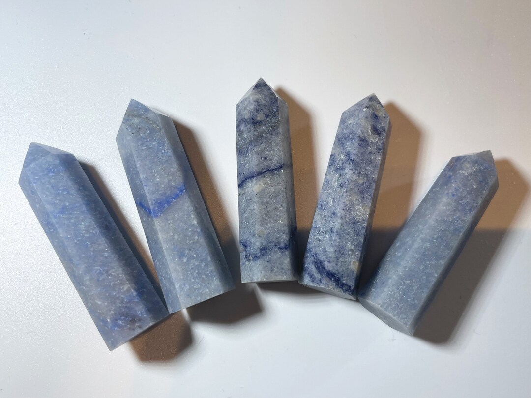 Blue Adventurine Mini Towers Crystal Point Crystal Gifts - Etsy