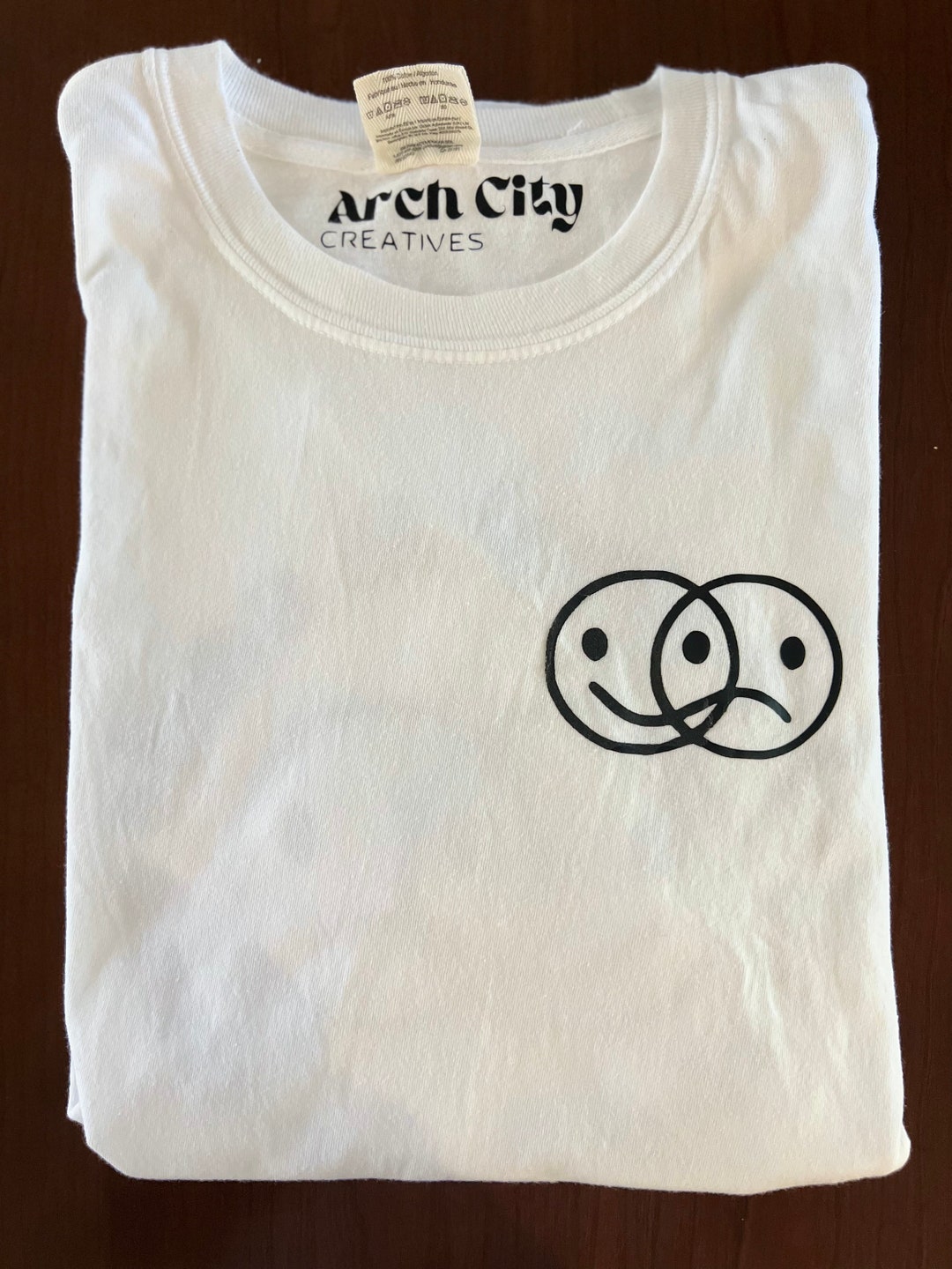 Happy & Sad Shirt White Comfort Colors Trendy Tee - Etsy