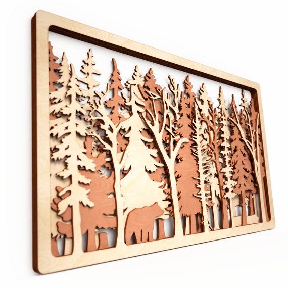 wood HDF. File for laser cutting of plywood acrylic Multi-layer ...