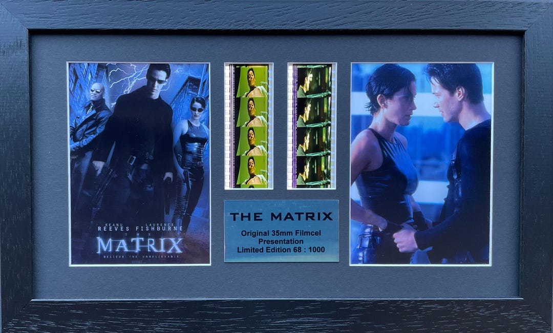 THE MATRIX Original Double 35mm Film Cells Memorabilia COA V2 - Etsy