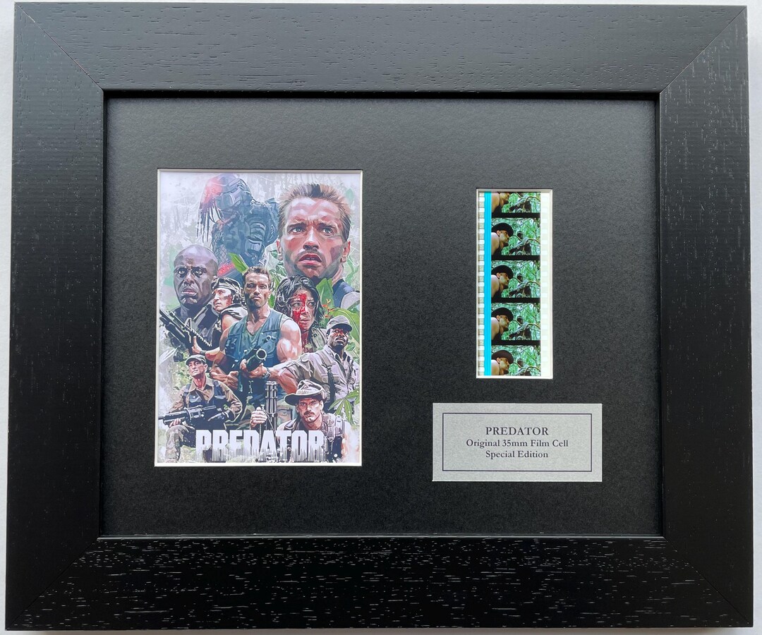 PREDATOR Original 35mm Film Cell Memorabilia + COA - Etsy