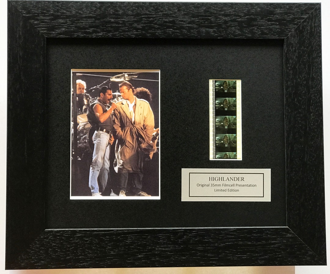 HIGHLANDER 1986 Limited Edition Original 35mm Filmcell Memorabilia COA ...