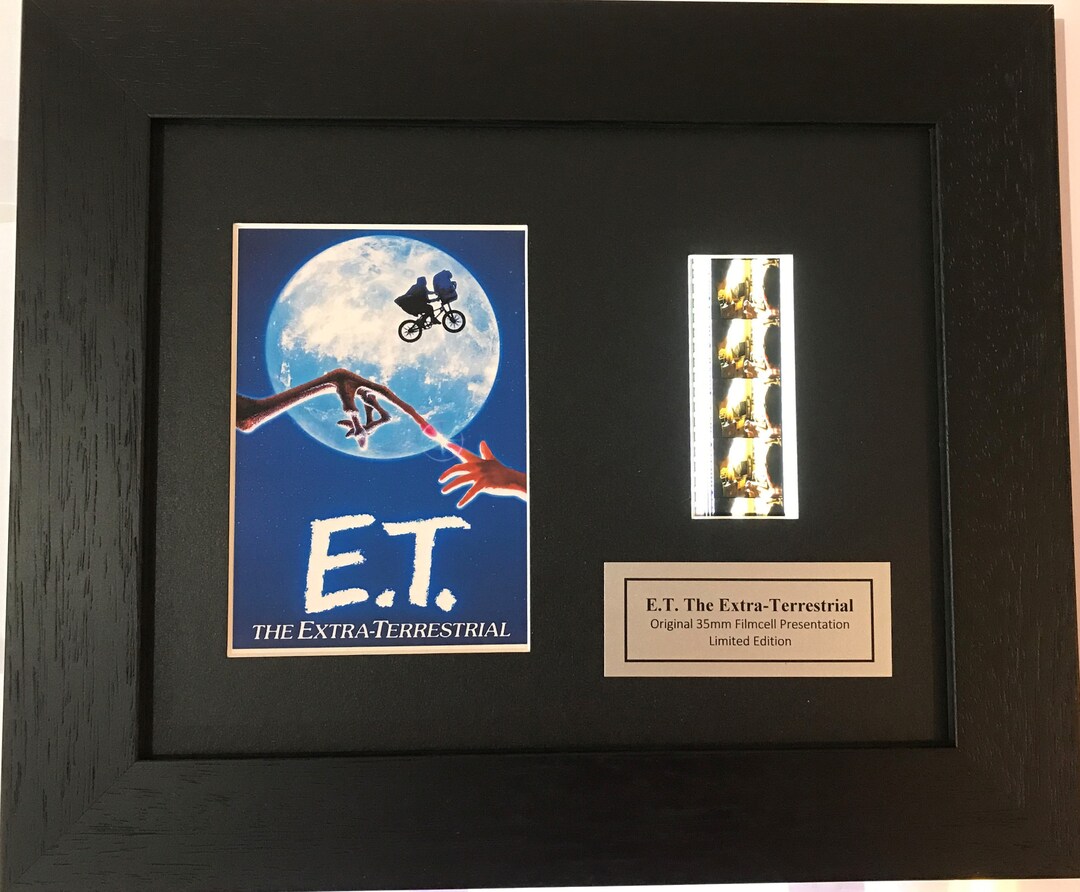 E.T the EXTRA-TERRESTRIAL 1982 Original 35mm Film Cell Memorabilia V1 ...