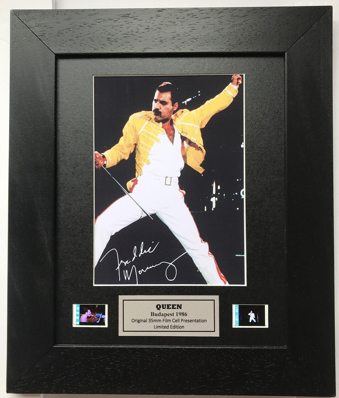Queen Freddie Mercury Signed Repro Original 35mm Film Cell Memorabilia ...