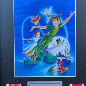 PETER PAN of 1953 Original RARE 35mm Film Cell Memorabilia + Coa - Etsy ...
