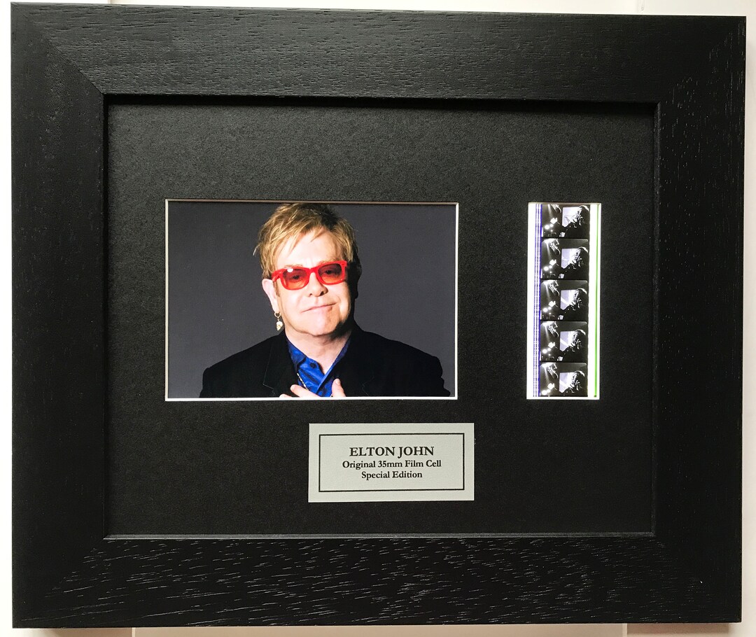 ELTON JOHN Original 35mm Film Cell Memorabilia + COA - Etsy