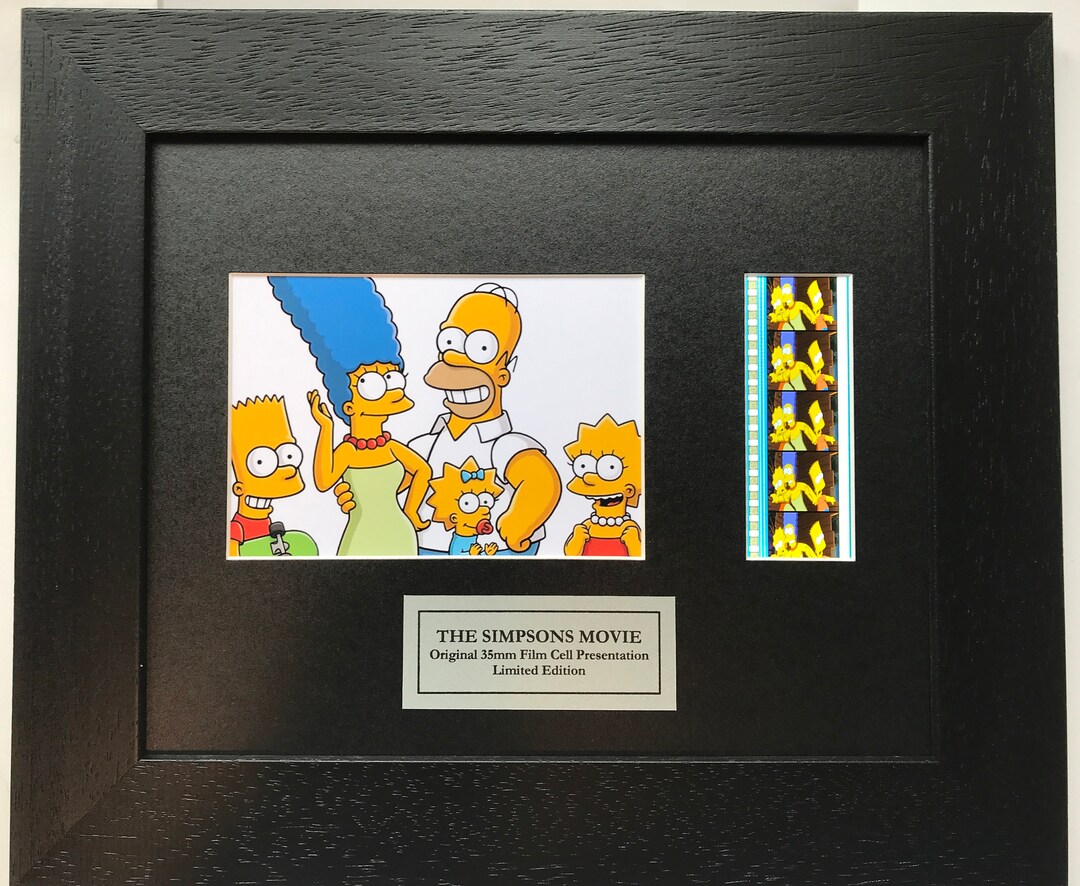 THE SIMPSONS MOVIE Original Filmcell Memorabilia - Etsy UK