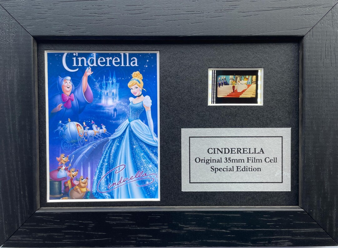Walt Disney's CINDERELLA Original Mini 35mm Filmcell Memorabilia + COA ...