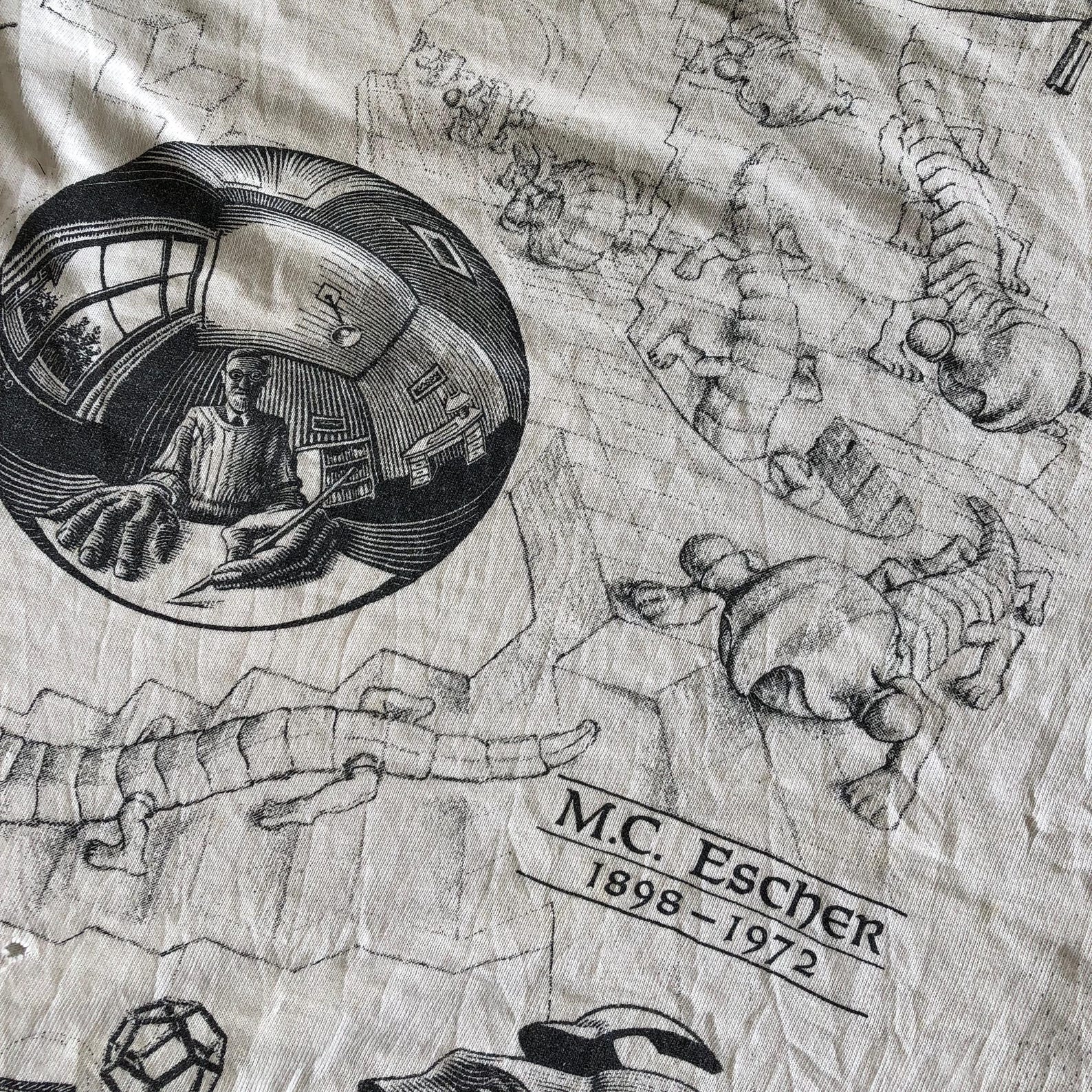 MC ESCHER Vintage Art Rare Design T-shirt 1367 - Etsy