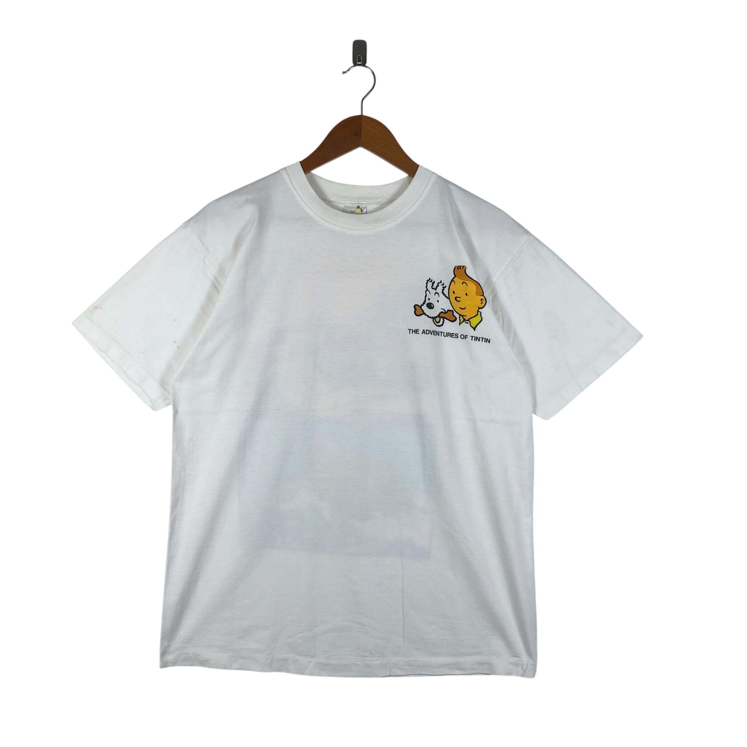 Tintin Shirt - Etsy Singapore Tintin Shirt - Etsy Singapore