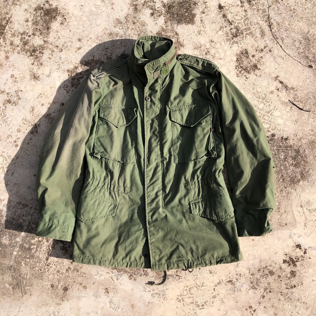 ALPHA INDUSTRIES M-65 Military Field Coat Jacket #1728 - Etsy