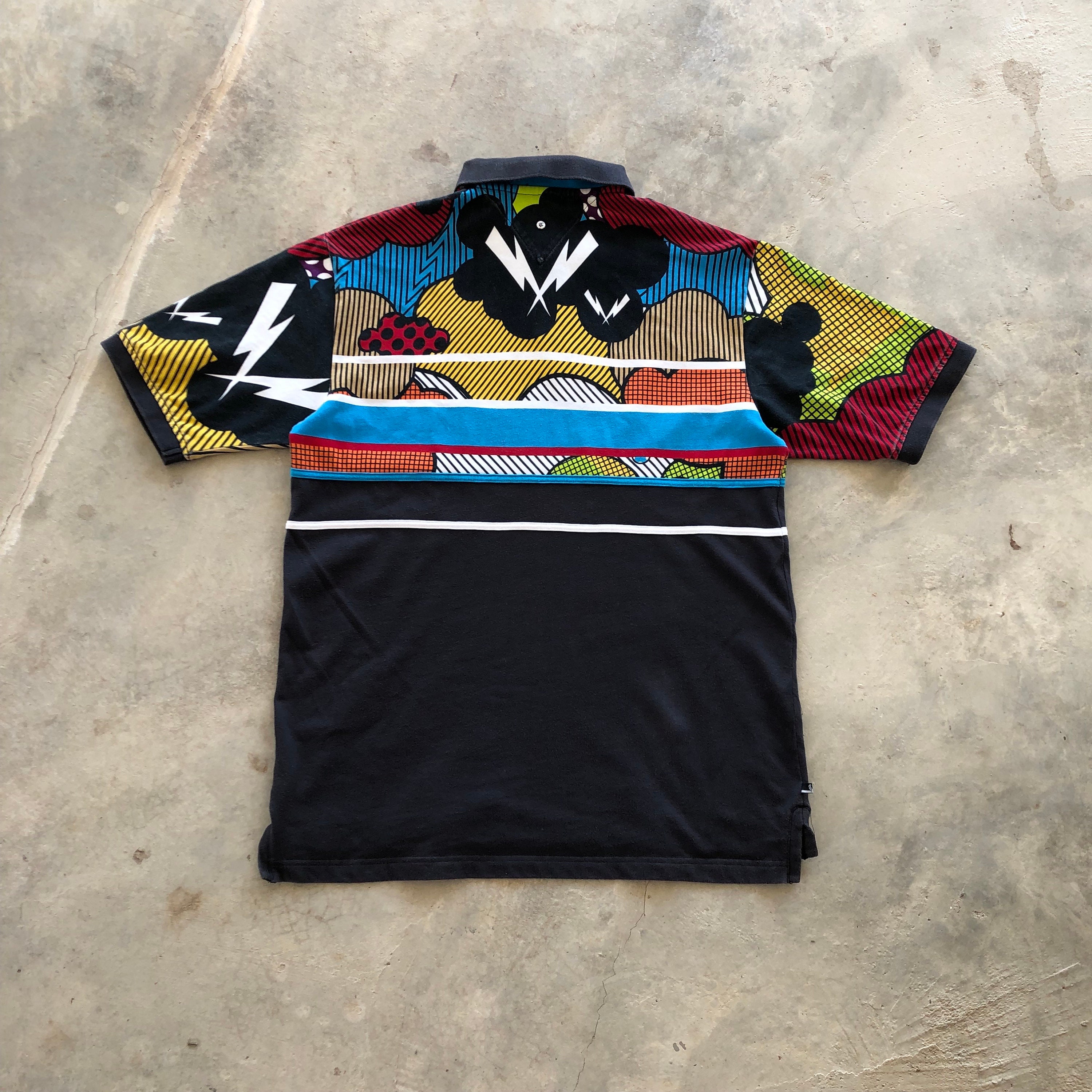 ROCAWEAR Fancy Multicolor Design Polo #1217 - Etsy