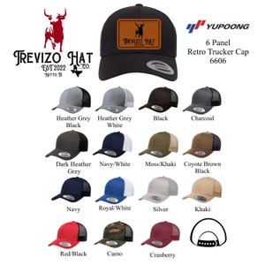 Trevizo Hat Co. Kraken Edition Custom Leather Patch Hats - Etsy