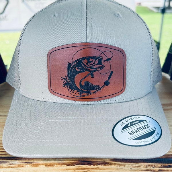 Leather Patch Hat - Etsy