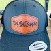 We the People Leather Patch Hat, Custom Leather Patch Hats - Etsy