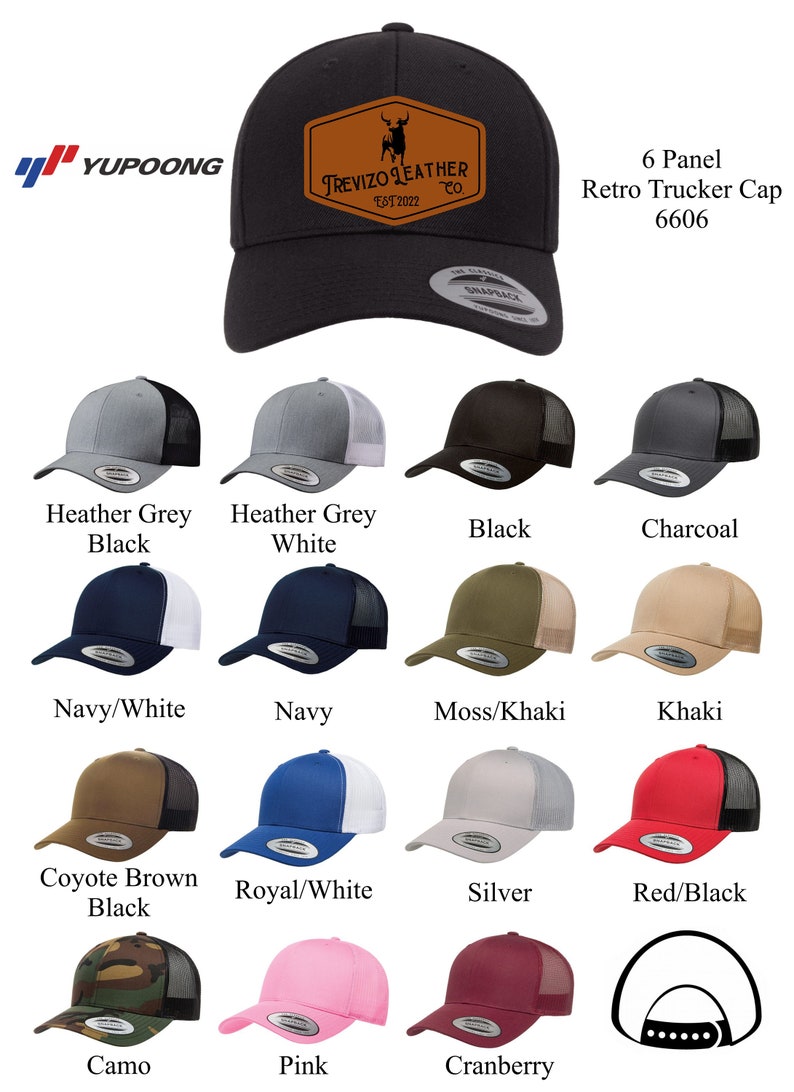 Custom "daddy" Leather Patch Hats, ****with Your Kid's Writing ...