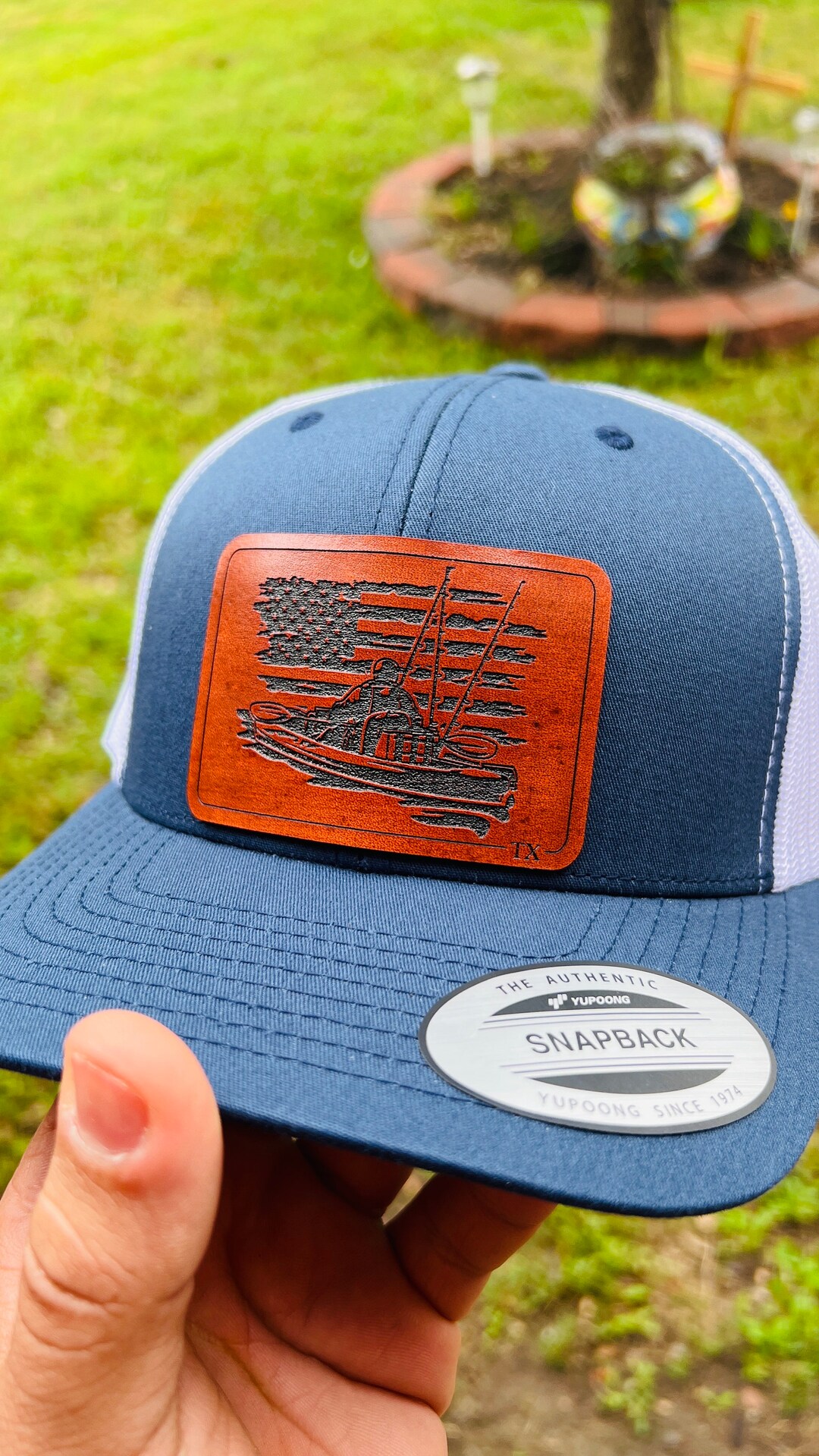 American Kayak, Custom Leather Patch Hats **lady's Ponytail Hats, Youth ...