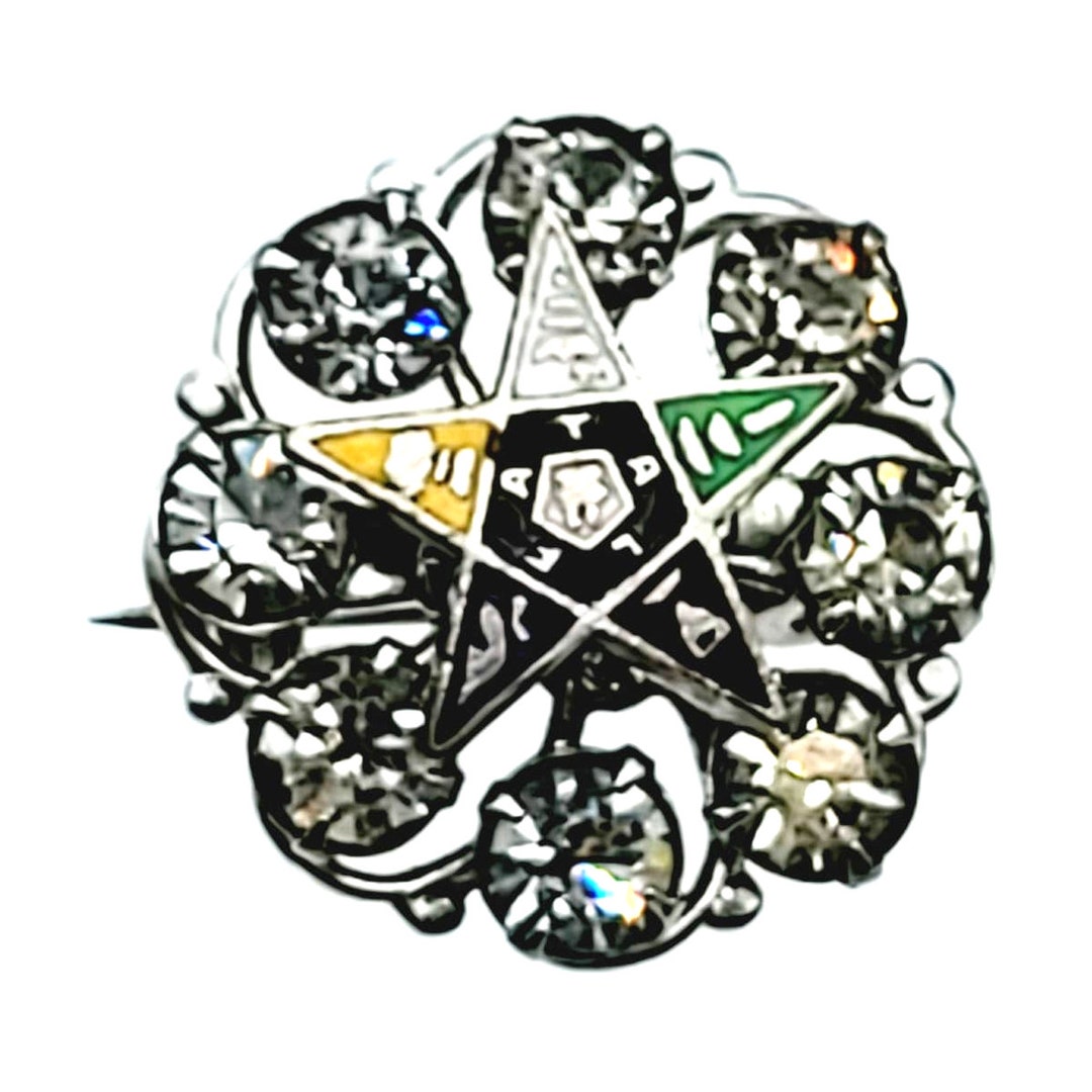 Order of the Eastern Star Talfa Brooch Silver Pin With - Etsy