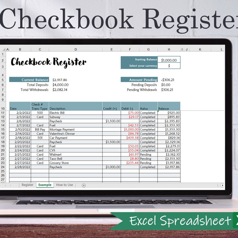 Checkbook - Etsy