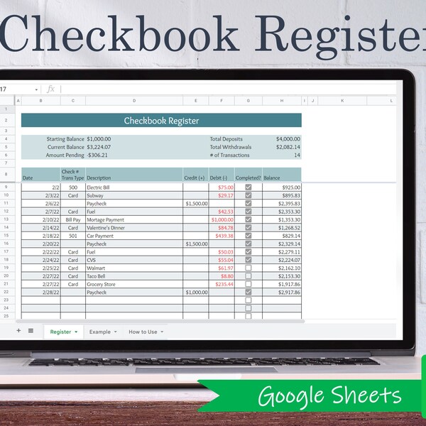 Checkbook - Etsy