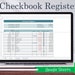 Digital Checkbook Register Google Sheets Checkbook - Etsy