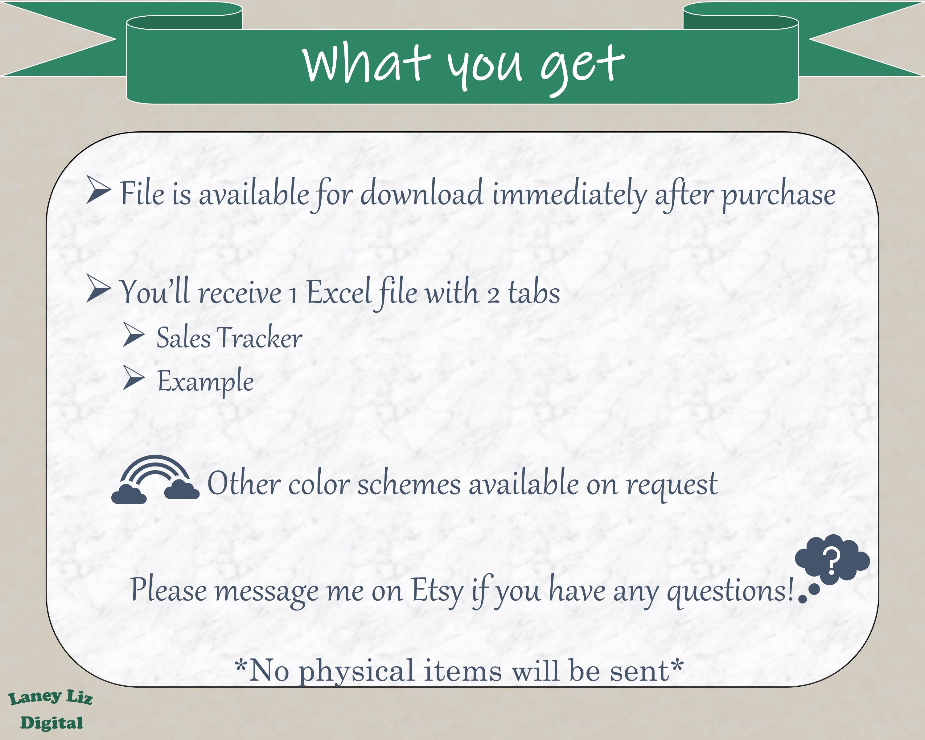 EXCEL Multi Family Sales Tracker | Garage Sale Log | Yard Sale Tracker ...