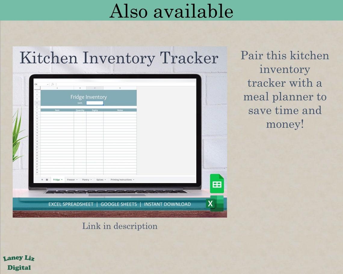 Digital Meal Planner Interactive Menu Plan Monthly Dinner Guide - Etsy