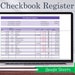 Digital Checkbook Register - MS Excel | Checkbook Template - Etsy