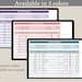 Digital Checkbook Register Google Sheets Checkbook Template - Etsy
