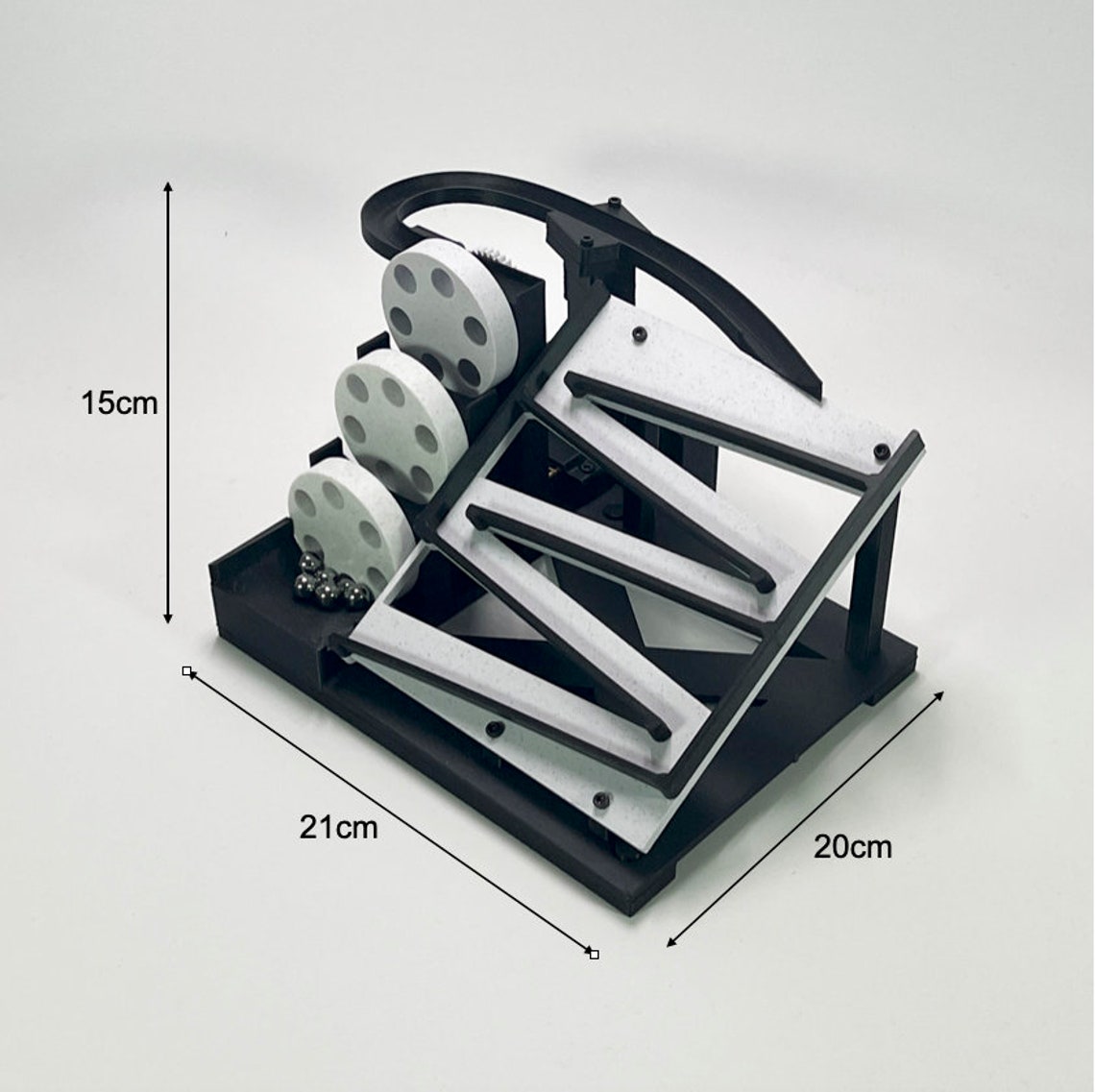 Marble Machine Kinetic Art - STL File for 3D Printing - Digital ...