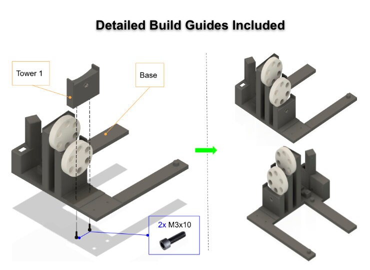Marble Machine Kinetic Art - STL File for 3D Printing - Digital ...