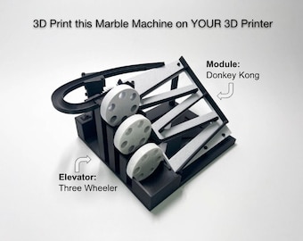 Marble Machine Kinetic Art STL File for 3D Printing Digital Download ...