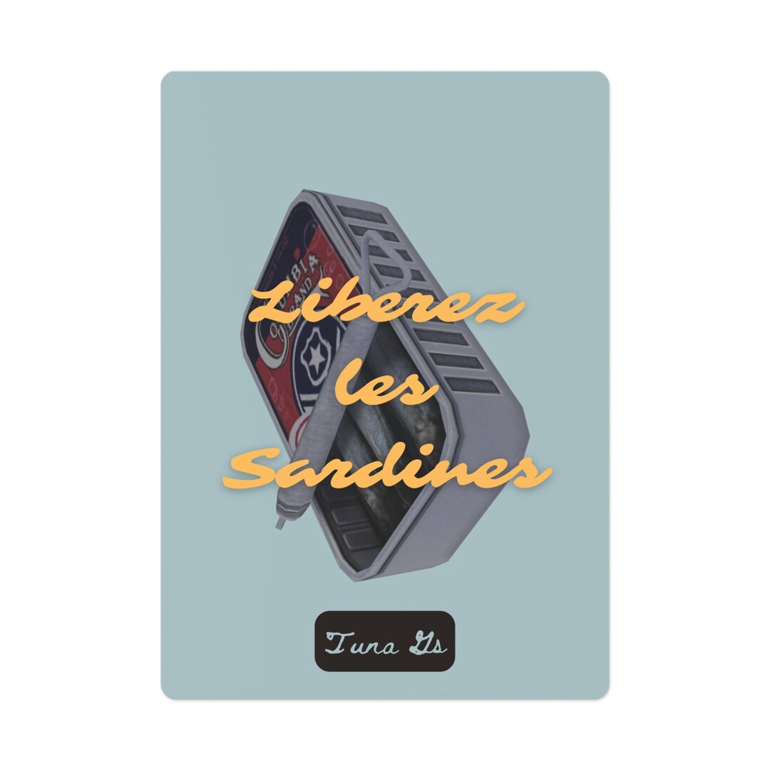 SARDINES Playing Cards - Etsy