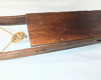 Antique Sled With Runners - Etsy