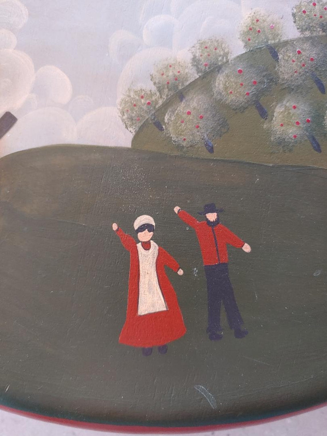 Lazy Susan. Tole Painted Turntable, 14 - Etsy