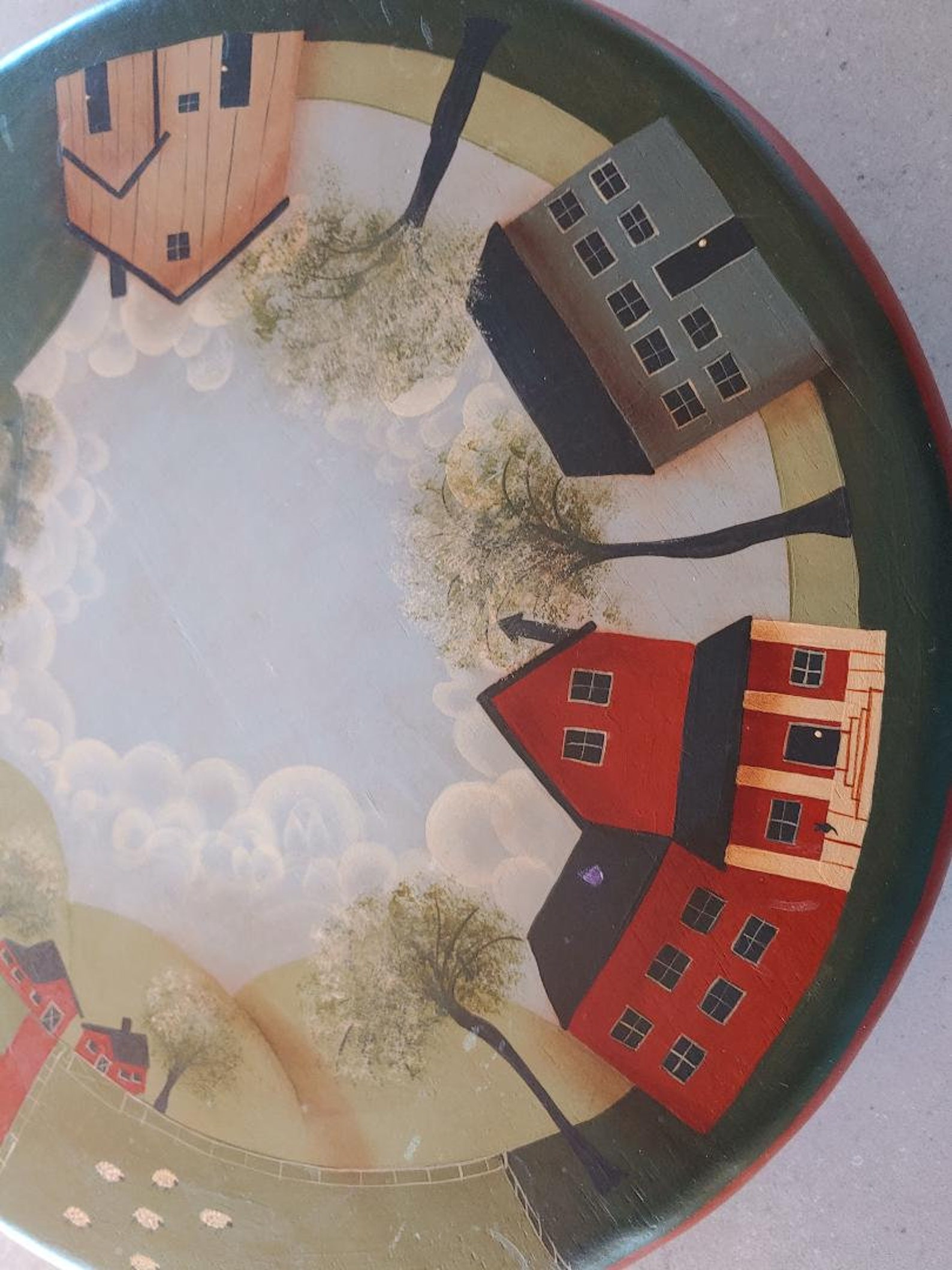 Lazy Susan. Tole Painted Turntable, 14" - Etsy