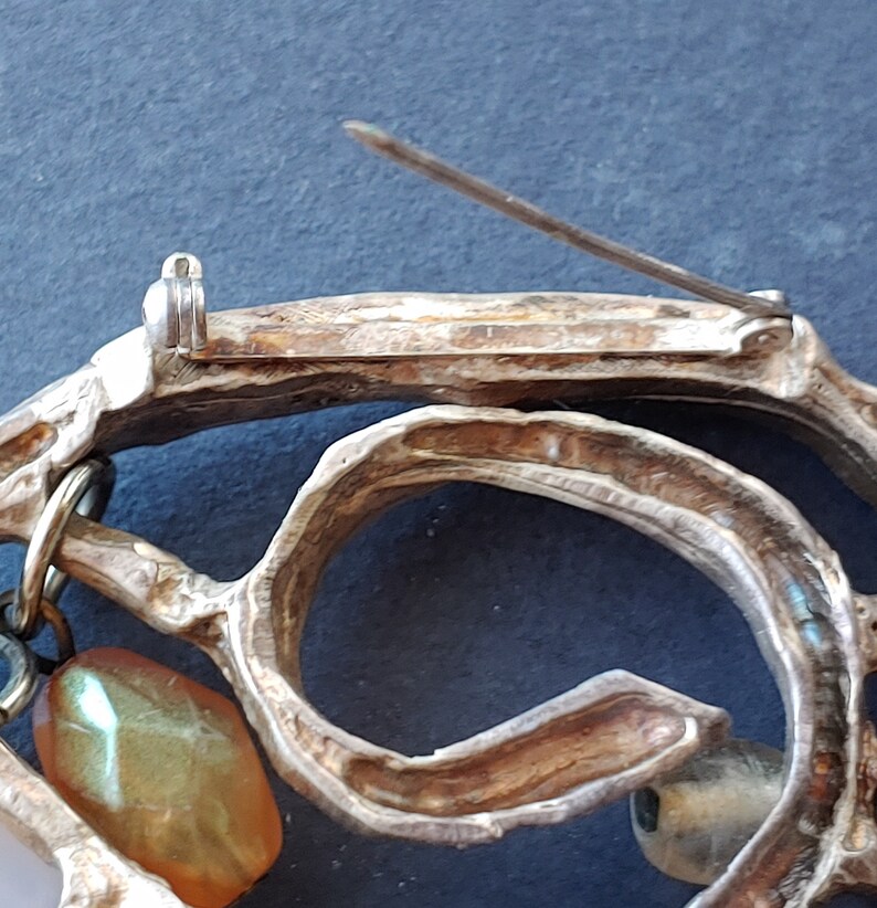 Kate Hines Silver Brooch - Etsy